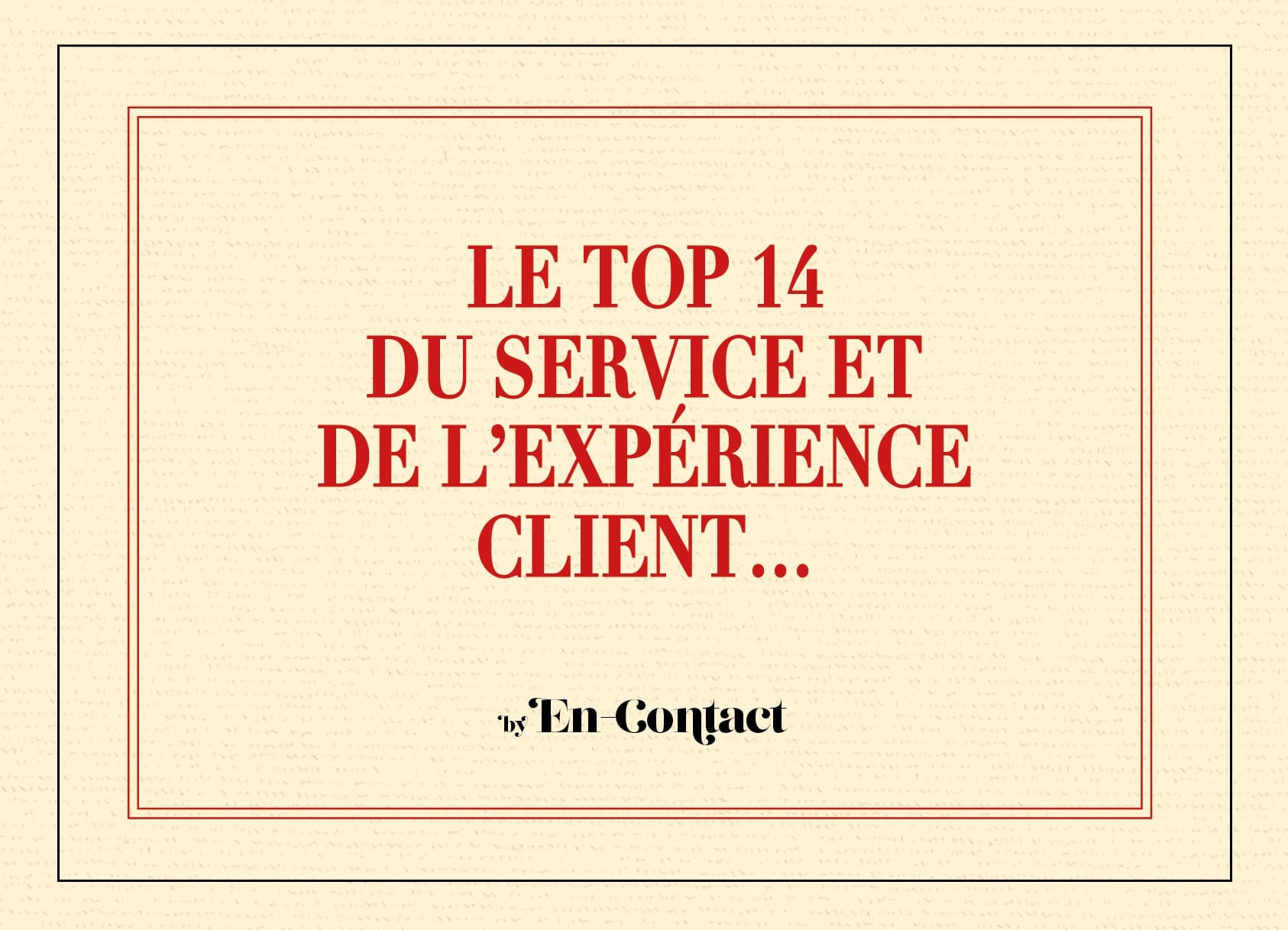 Absys dans le top 14 de l’Expérience Client